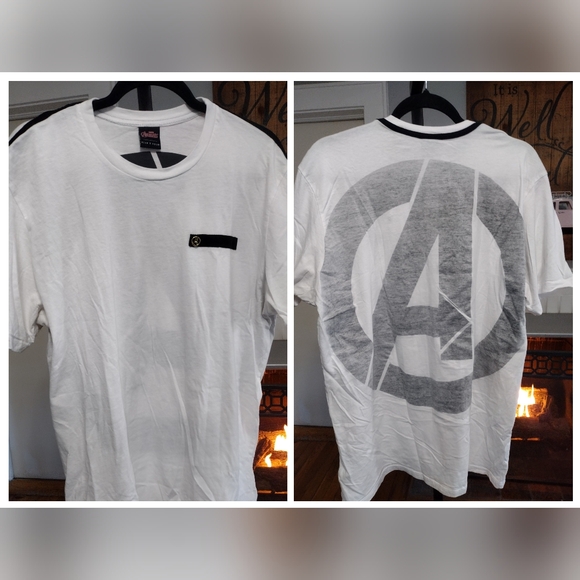 Five Four | Shirts | Five Four Marvel Avengers White Graphic Tshirt ...